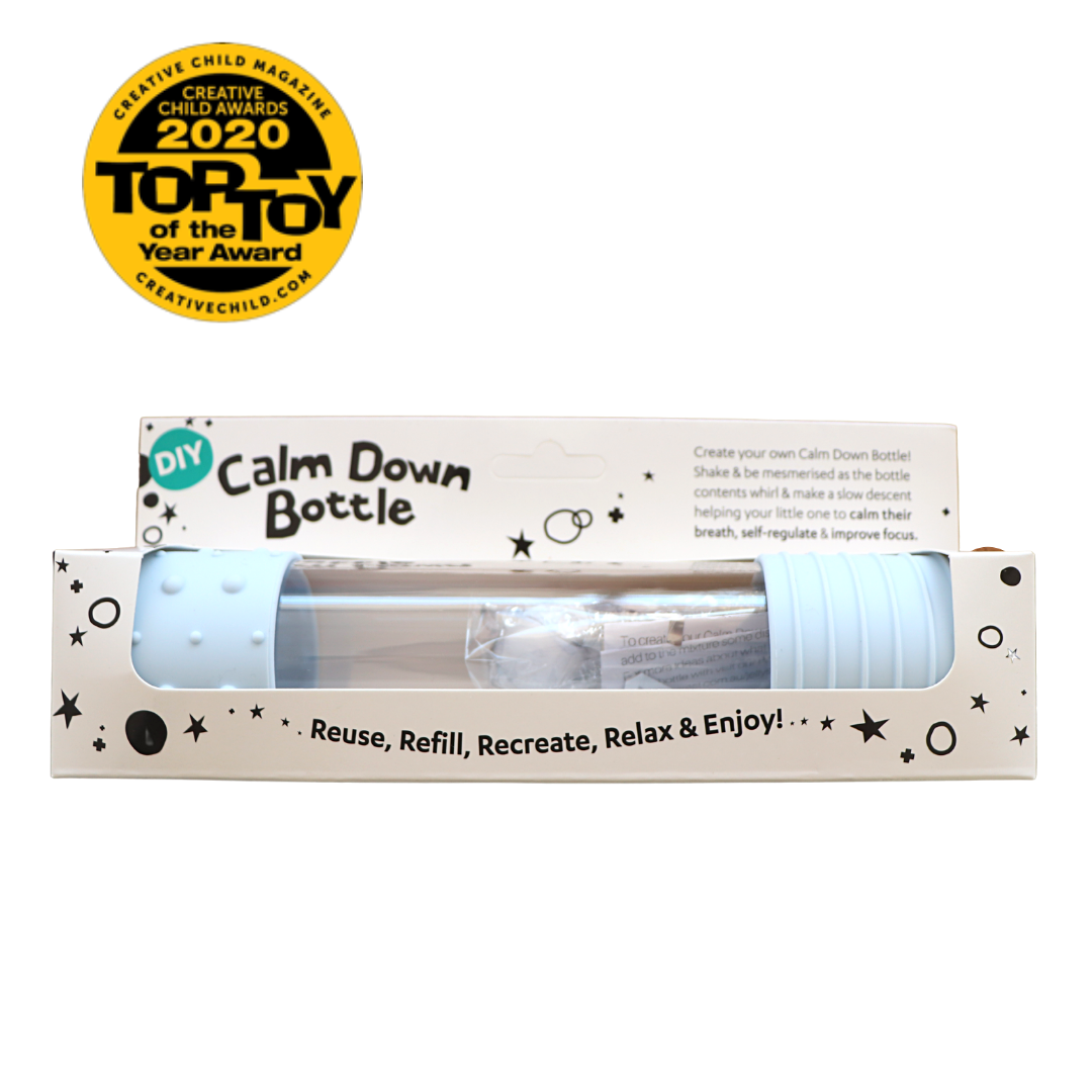 DIY Calm Down Bottle - Snow